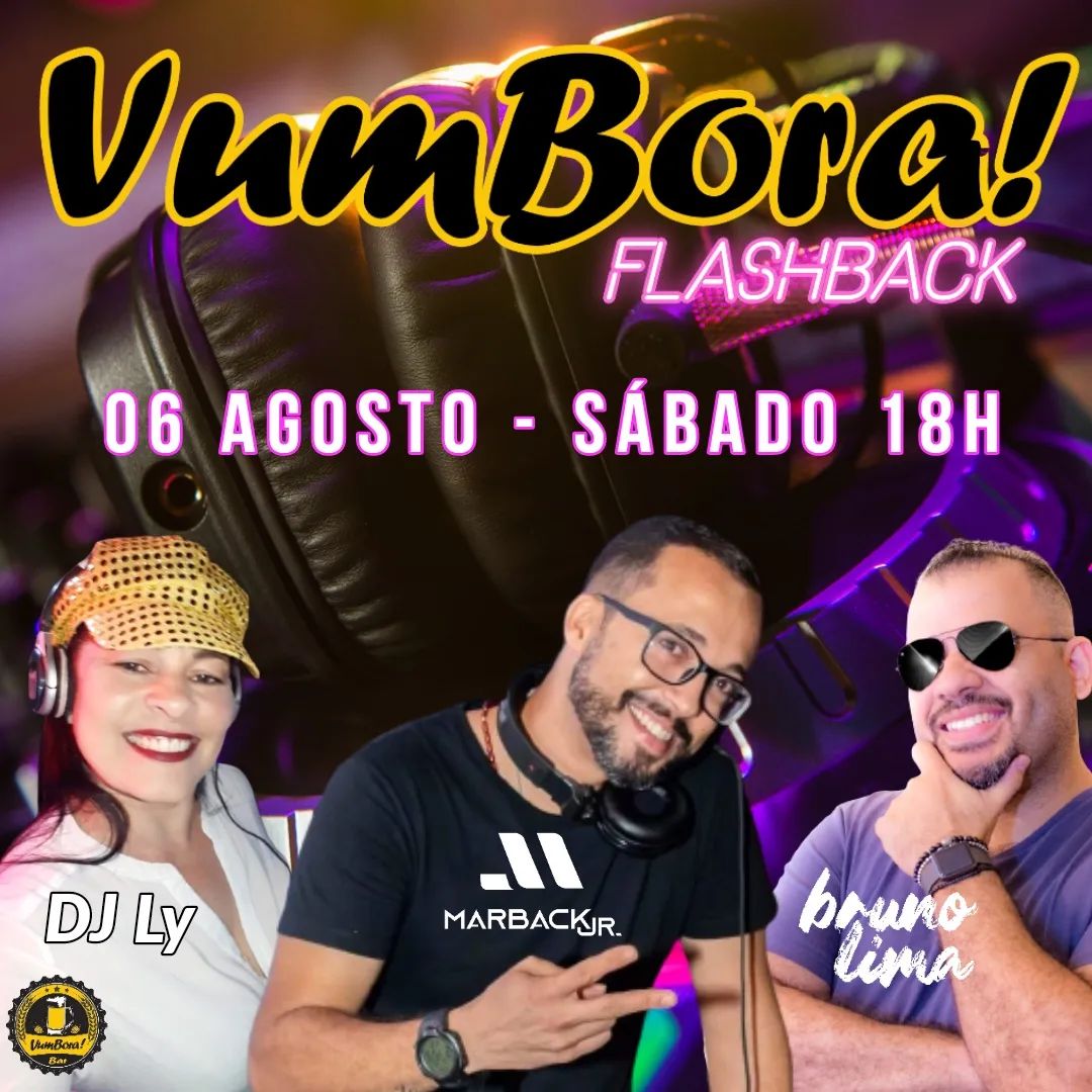 Vumbora Bar apresenta Noite de FLASHBACK com Charme, Disco, funky melody e mais